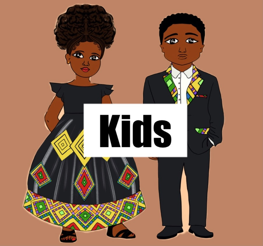 Ethiopian Kids Clothing, Habesha Kids Traditional Dress