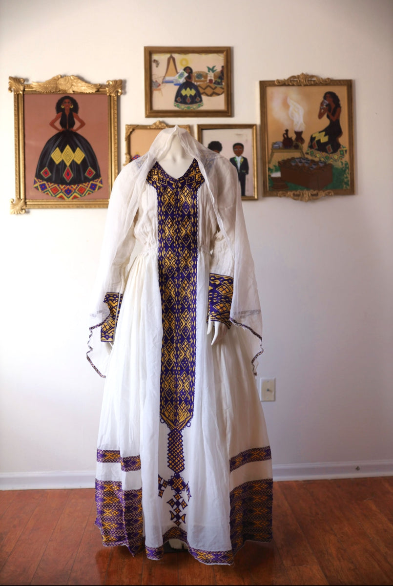Purple Ethiopian Dress